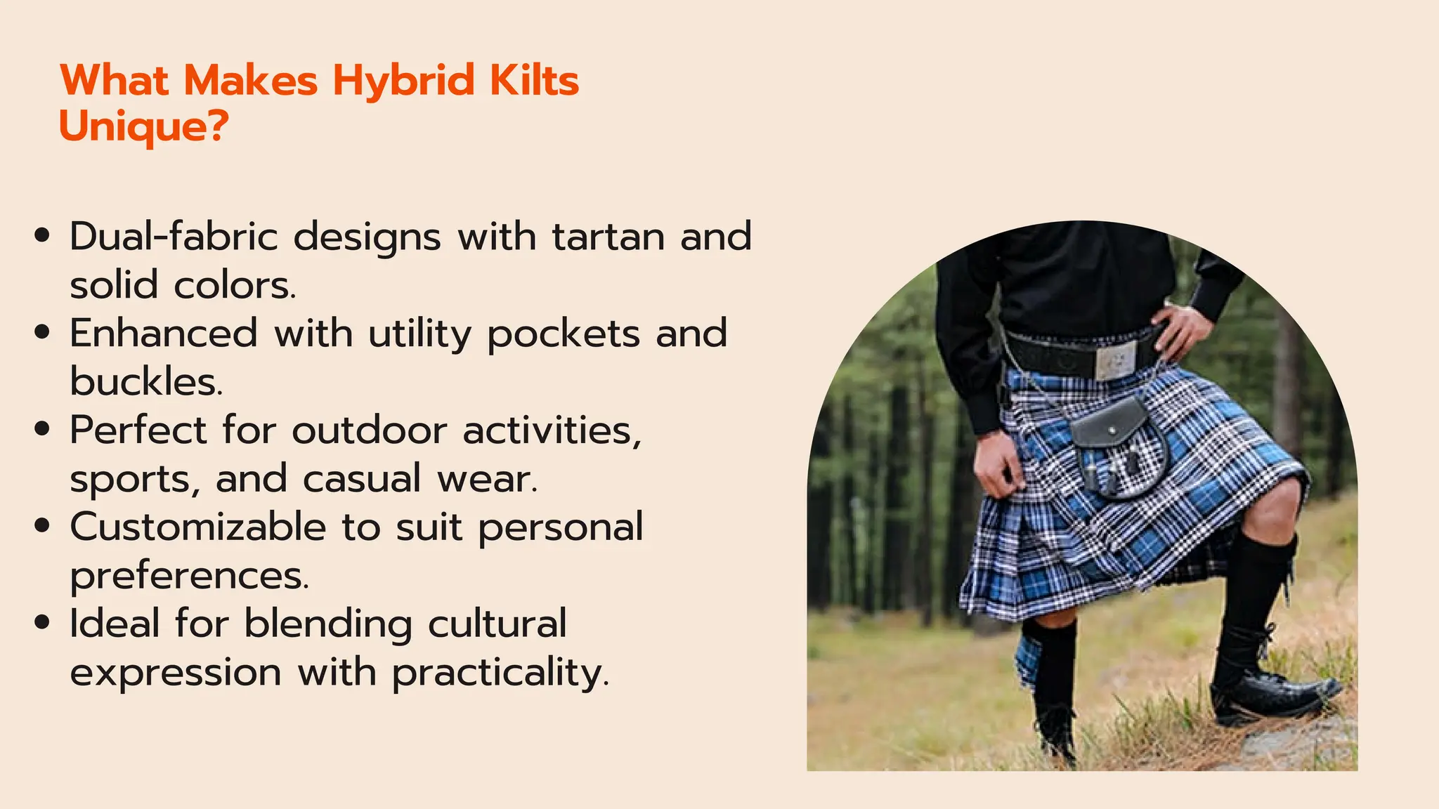 Hybrid Kilts: The Perfect Blend of Tradition and Modern Style | PDF