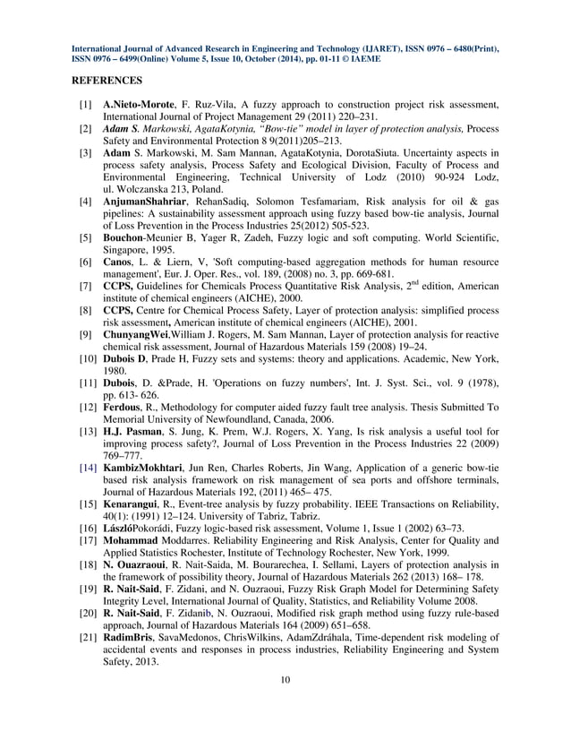 Hybrid Layer Of Protection Analysis And Bow Tie Analysis With Fuzzy Approach For Quantitative