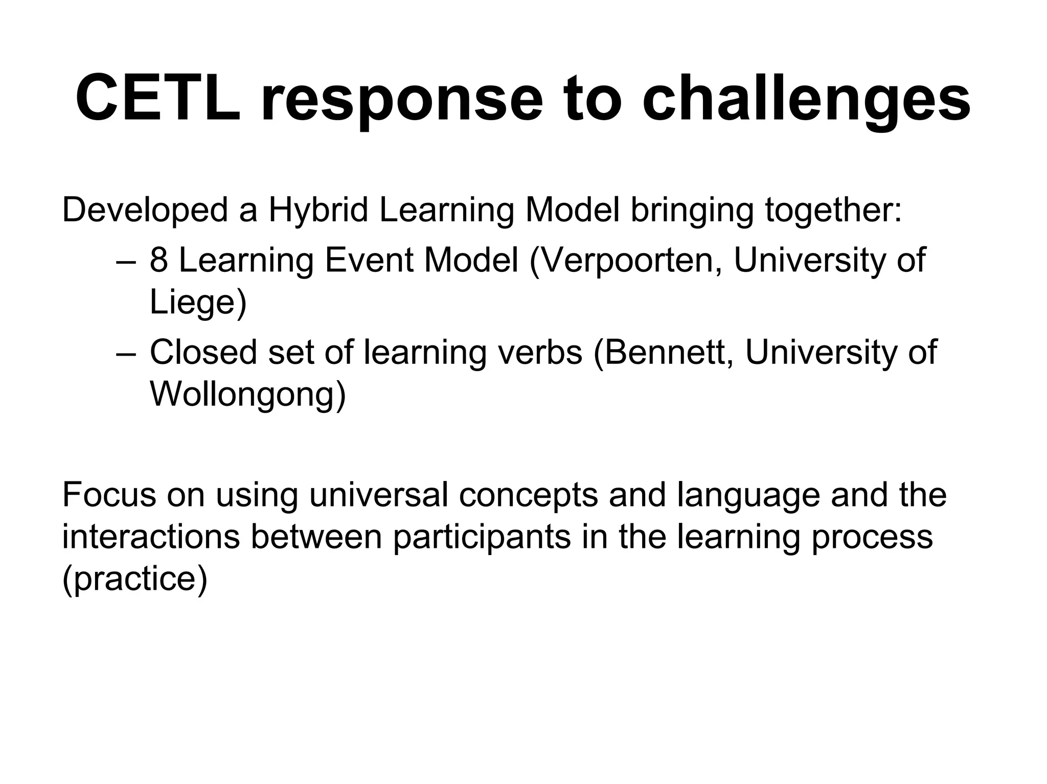 Hybrid Learning Model | PDF
