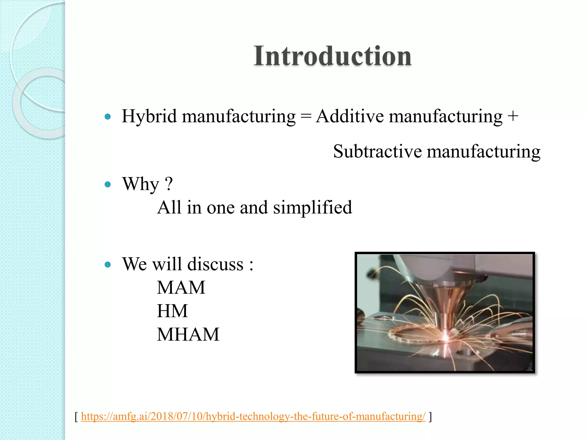 HYBRID METAL ADDITIVE MANUFACTURING | PPTX