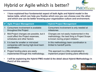 PMO & Project Management Hybrid Model. Part1 | PDF