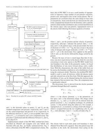 A Hybrid Model to Predict Electron and Ion Distributions in Entire Interelectrode Space of a ...