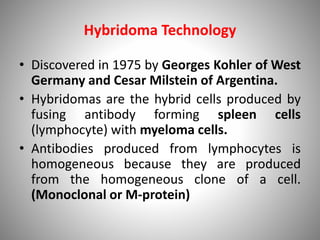 Production of Monoclonal Antibodies by Hybridoma Technology.pptx