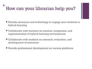 Hybrid online learning: An introduction | PPT
