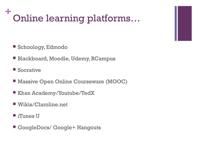 Hybrid online learning: An introduction | PPT