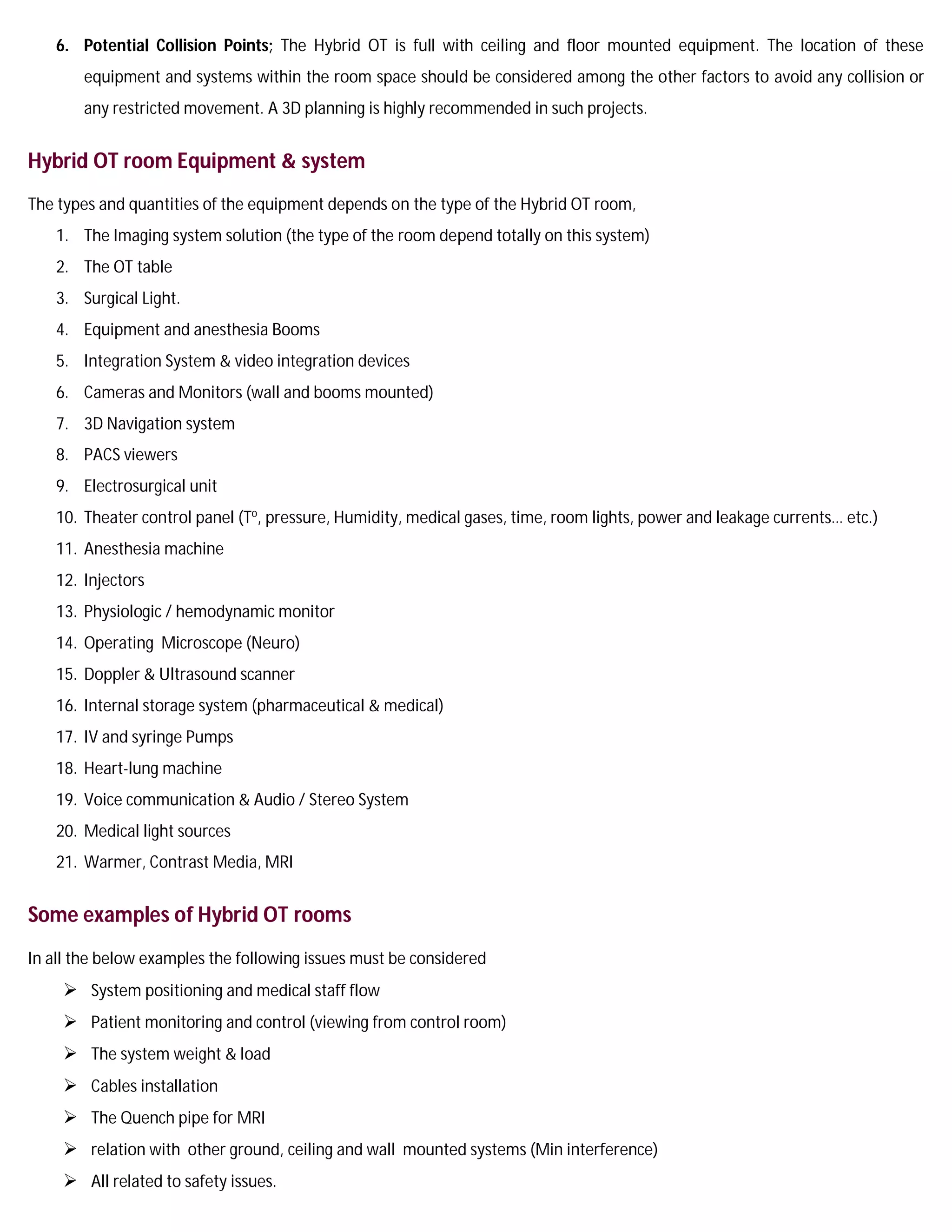 HYBRID OPERATING THEATER ROOM | PDF