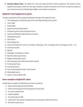 HYBRID OPERATING THEATER ROOM | PDF