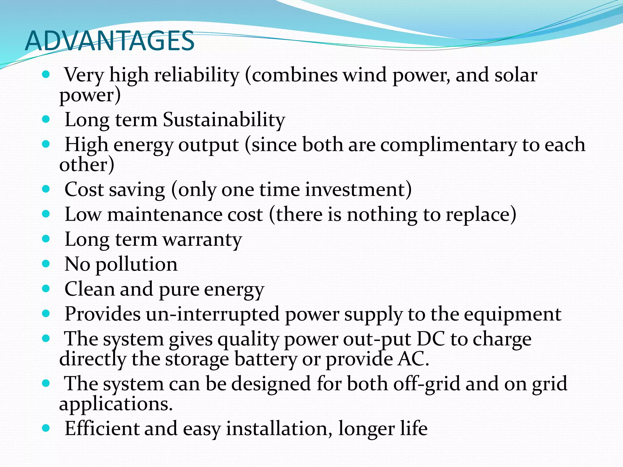 Hybrid power generation by and solar –wind | PPTX