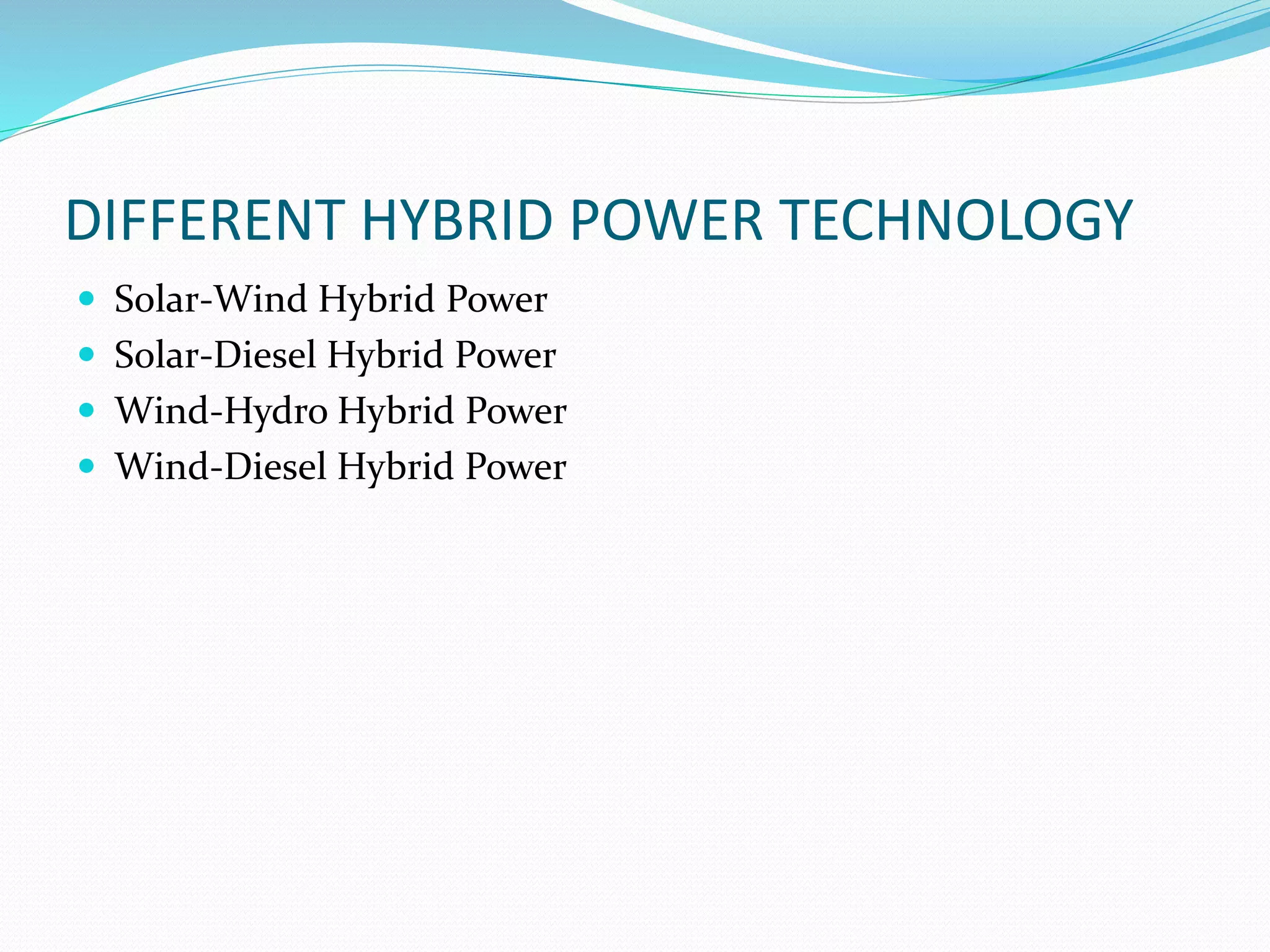 Hybrid power generation by and solar –wind | PPTX
