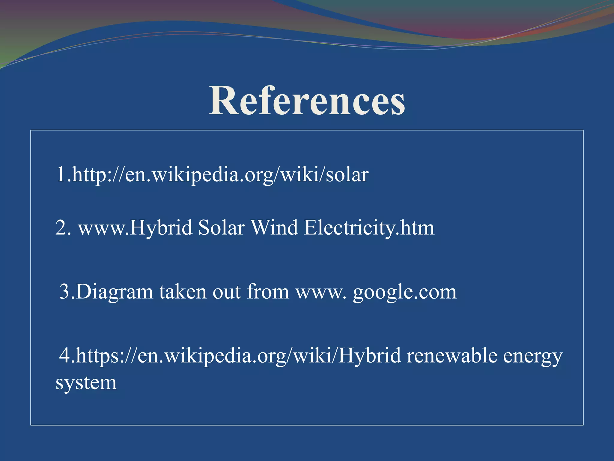 Hybrid power generation system | PPTX