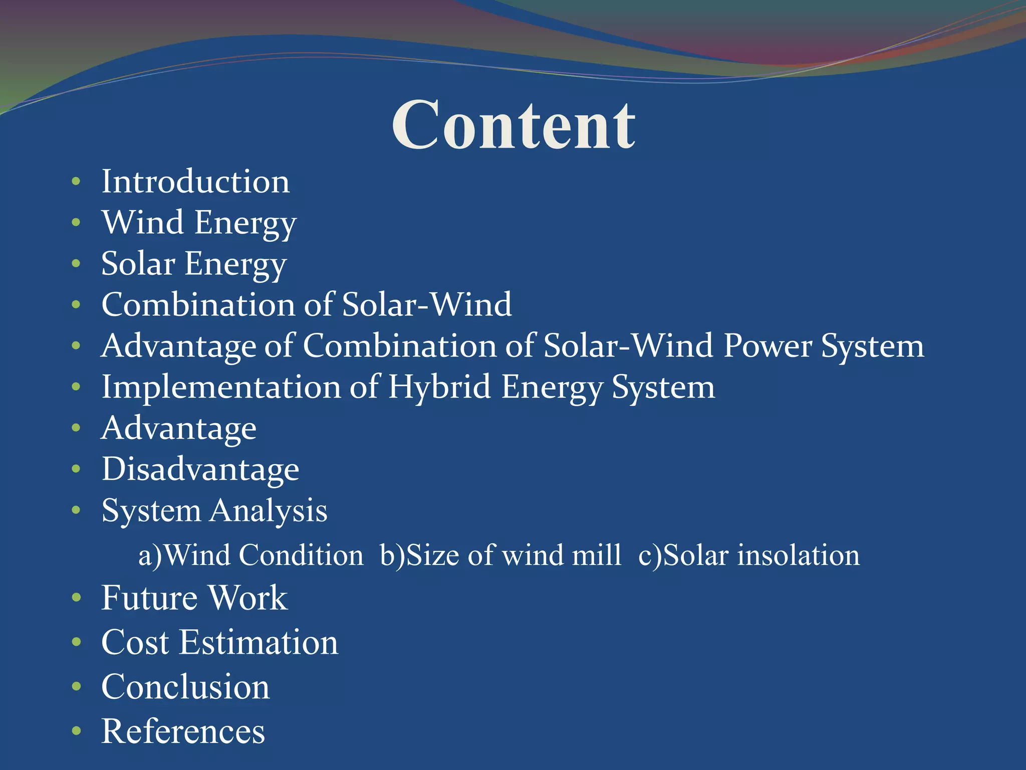 Hybrid power generation system | PPTX