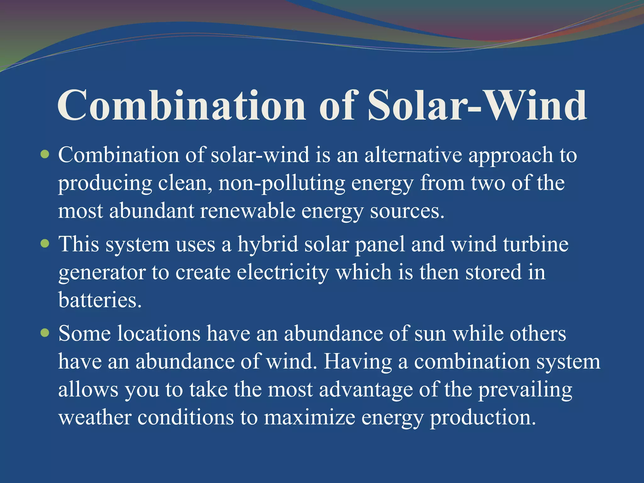Hybrid power generation system | PPTX