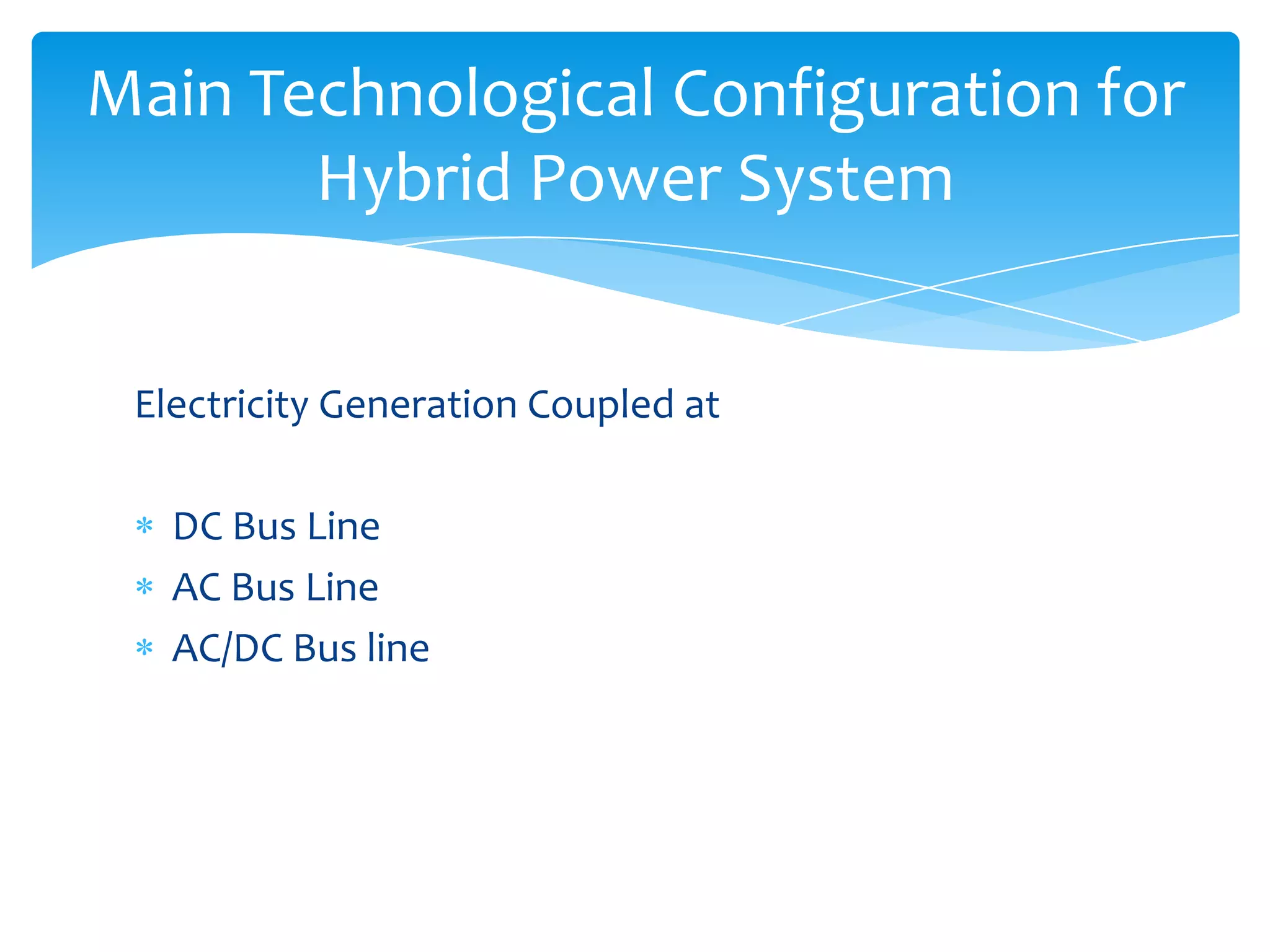 Hybrid power system | PPTX