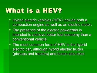 Hybrid vehicles | PPT