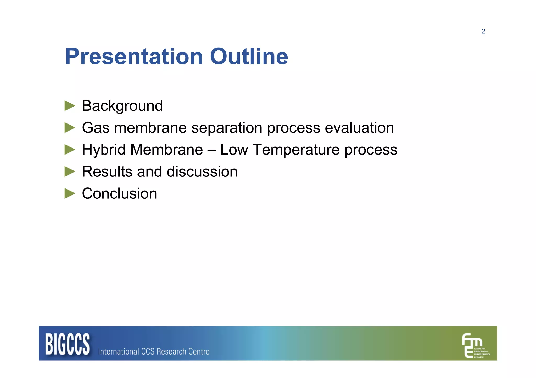 Hybrid membrane - low temperature process for post combustion capture | PDF
