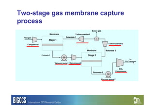 Hybrid membrane - low temperature process for post combustion capture | PDF