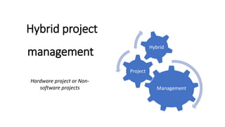 Hybrid project mgmt | PDF