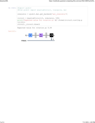 Hybrid quantum classical neural networks with pytorch and qiskit | PDF | Physics | Science