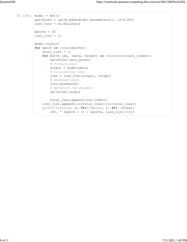 Hybrid quantum classical neural networks with pytorch and qiskit | PDF | Physics | Science