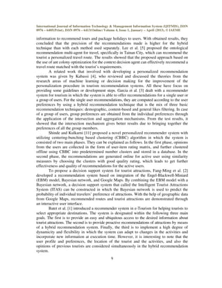 Hybrid recommendation technique for automated personalized poi ...
