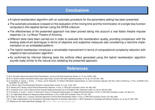 Hybrid Reverberation Algorithm: a Practical Approach | PDF