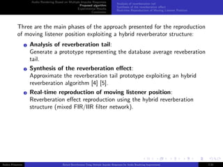 Hybrid Reverberator Using Multiple Impulse Responses for Audio ...
