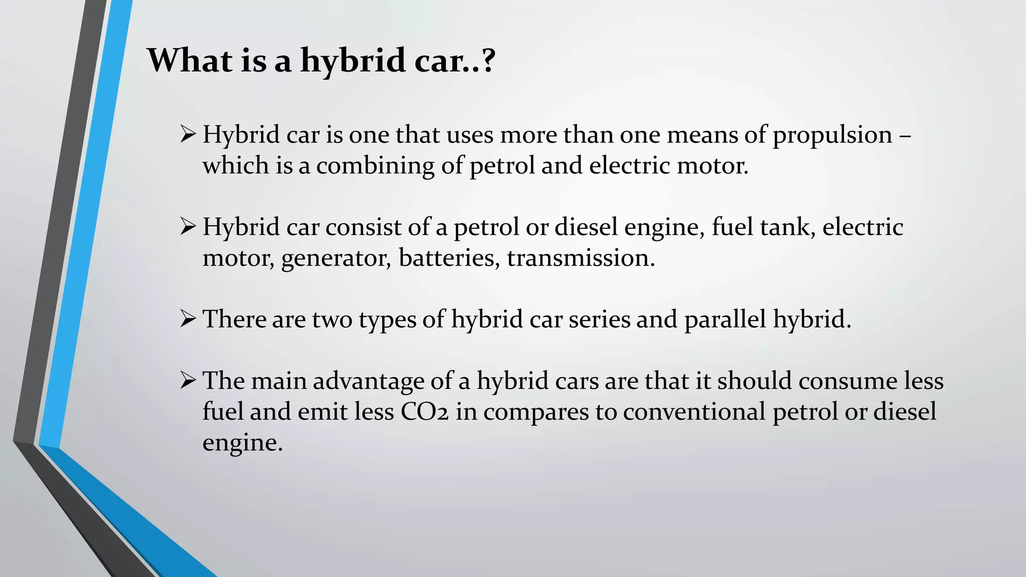 Hybrids cars | PPT