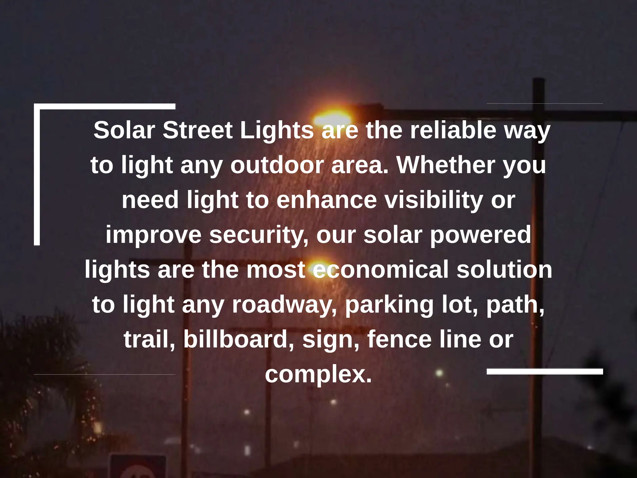 Hybrid Solar Street light - Sun - In-One | PPT