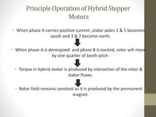 Hybrid stepper motors | PPTX | Automotive