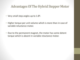 Hybrid stepper motors | PPTX | Automotive