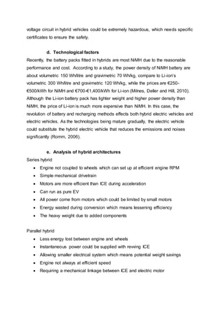Automotive Hybrid Technology Development - Past, Present and Future | DOCX