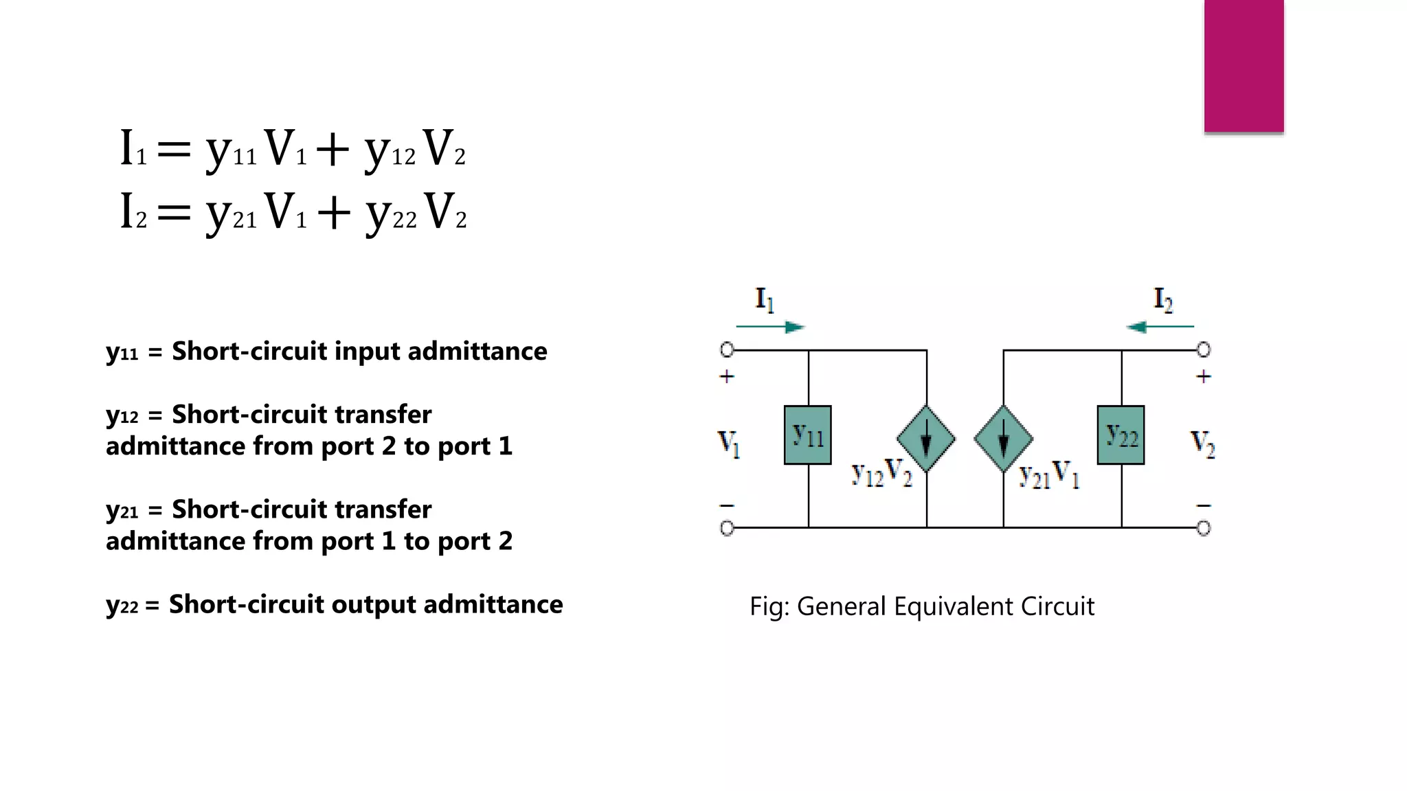 Hybrid Transistor Model with Two Port Network | PPTX