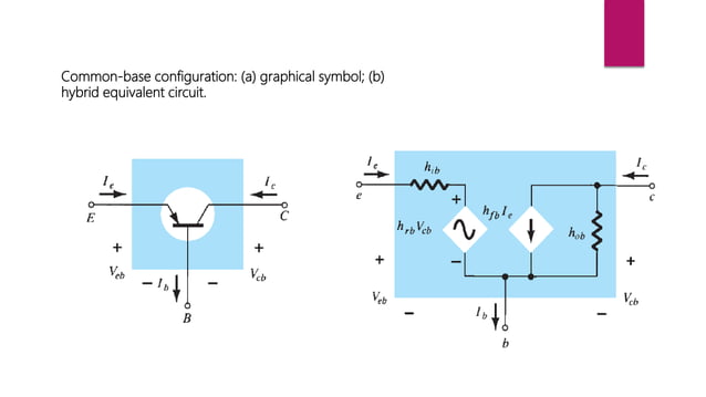 Hybrid Transistor Model With Two Port Network Ppt