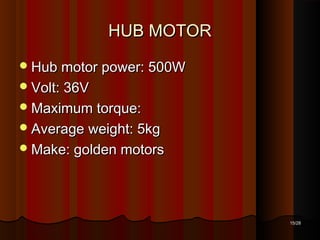 Hybrid two wheeler2 | PPT