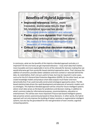 Hybrid use of machine learning and ontology | PDF