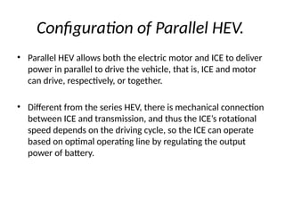 Hybrid vehicle and its different configurations | PPT