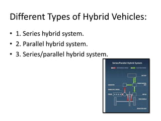 Hybrid vehicles | PPTX | Green Vehicles | Auto Type