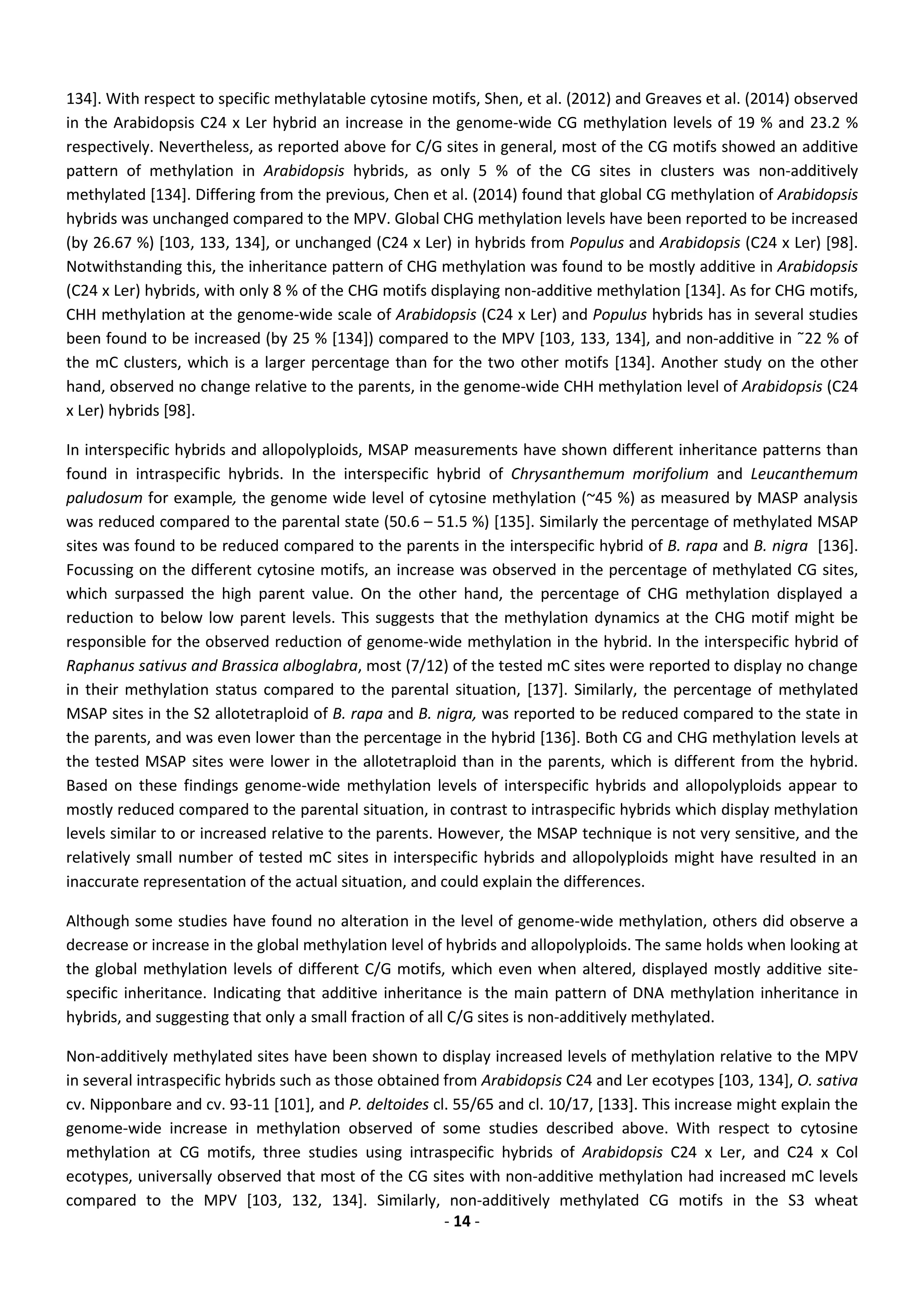 Hybrid vigor in plants, and the role of epigenetics. | PDF