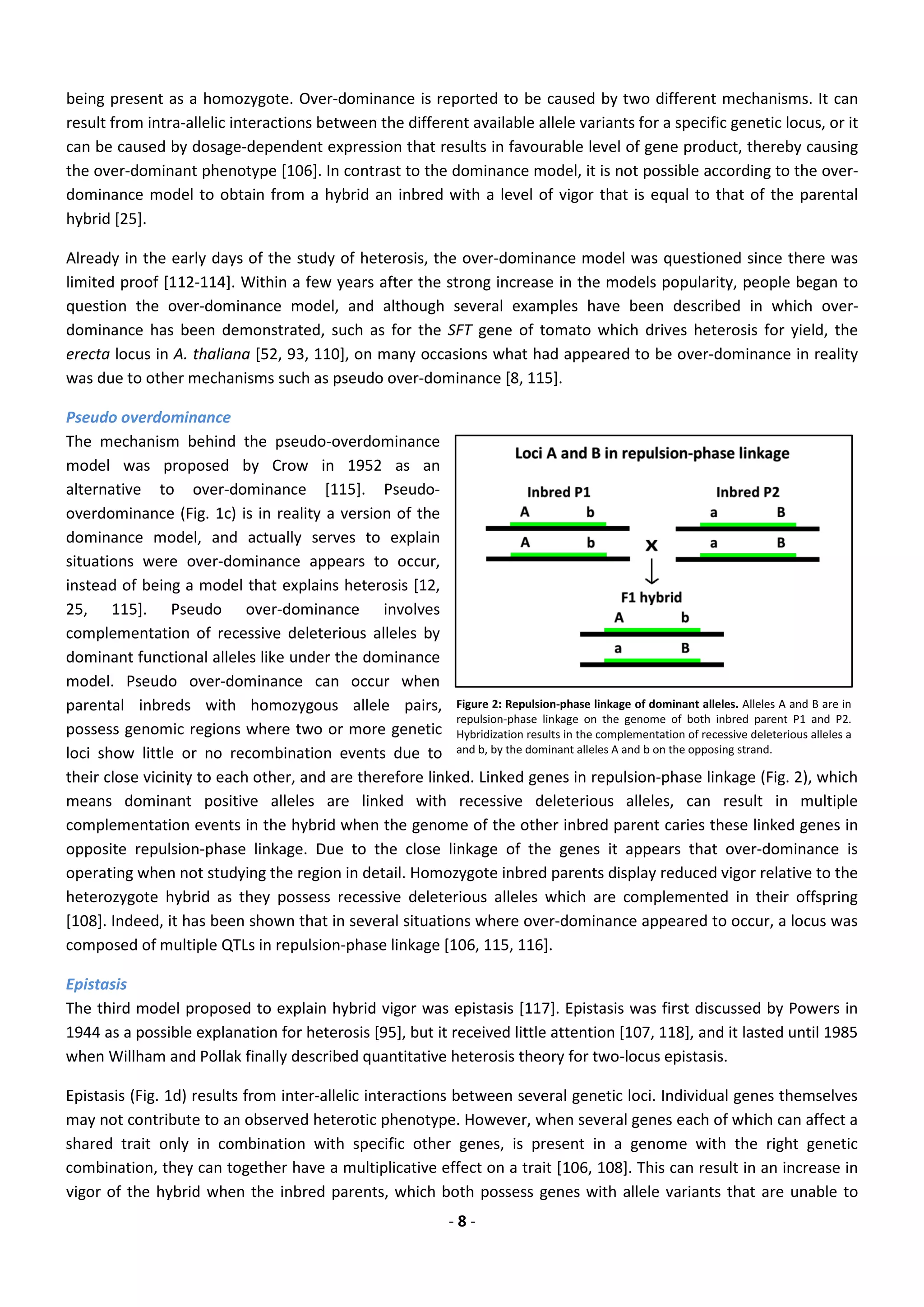 Hybrid vigor in plants, and the role of epigenetics. | PDF
