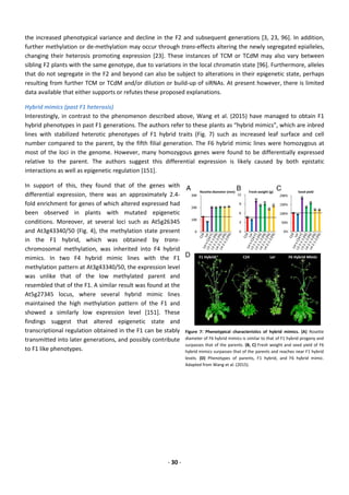 Hybrid vigor in plants, and the role of epigenetics. | PDF