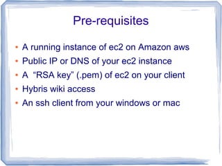 Hybris install telco accelerators on aws-ec2 | PPT