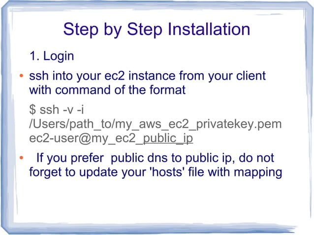 Hybris install telco accelerators on aws-ec2 | PPT