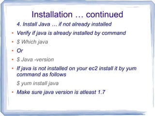 Hybris install telco accelerators on aws-ec2 | ODP