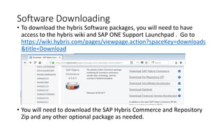 SAP Hybris Installation Session 1 | PPTX