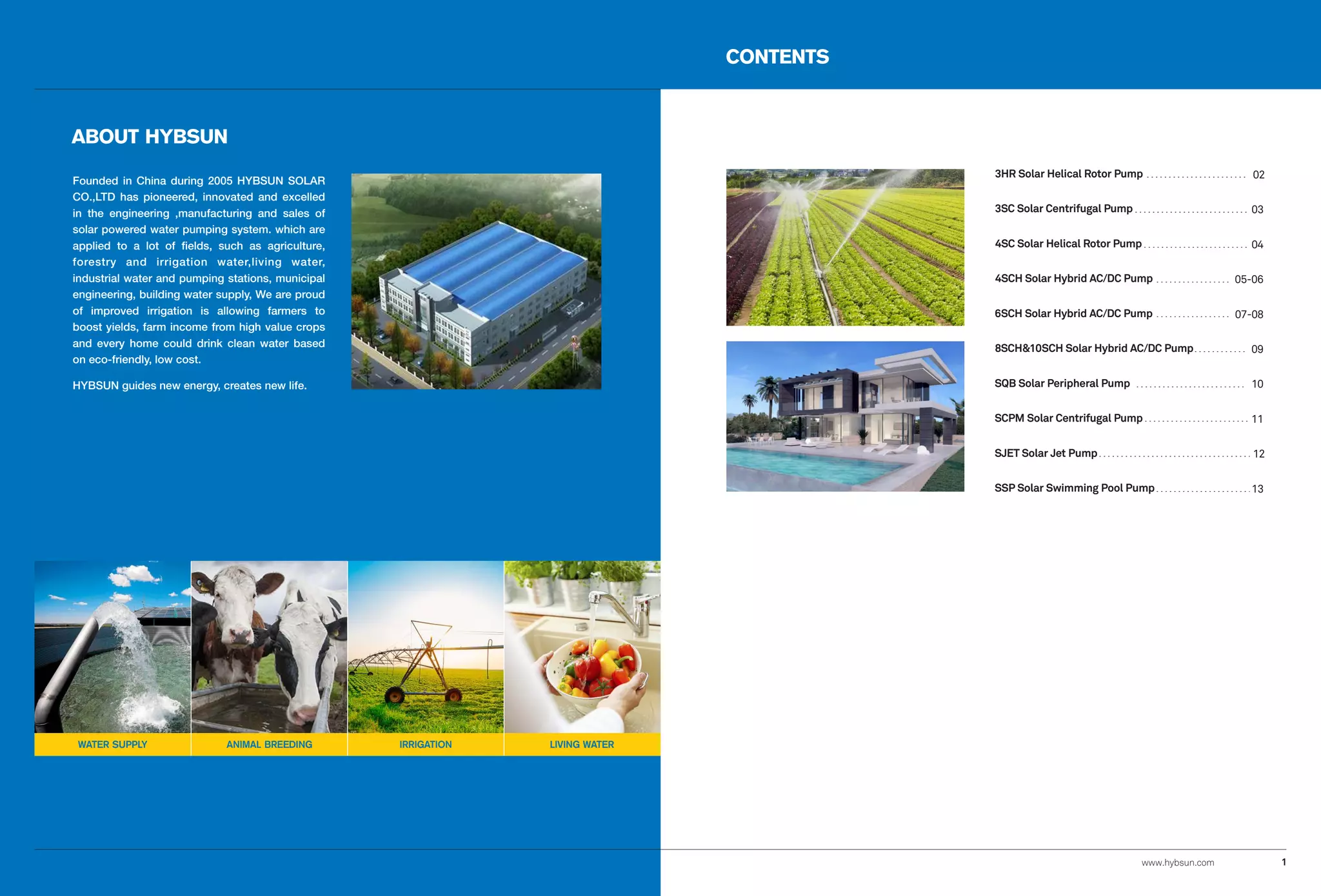 Hybsun SOLAR PUMP catalog | PDF