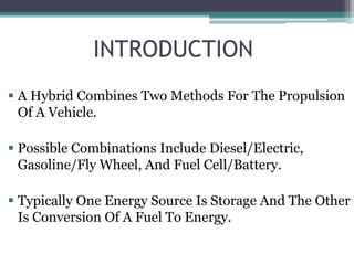 Hybrid Vehicle Technology | PPTX