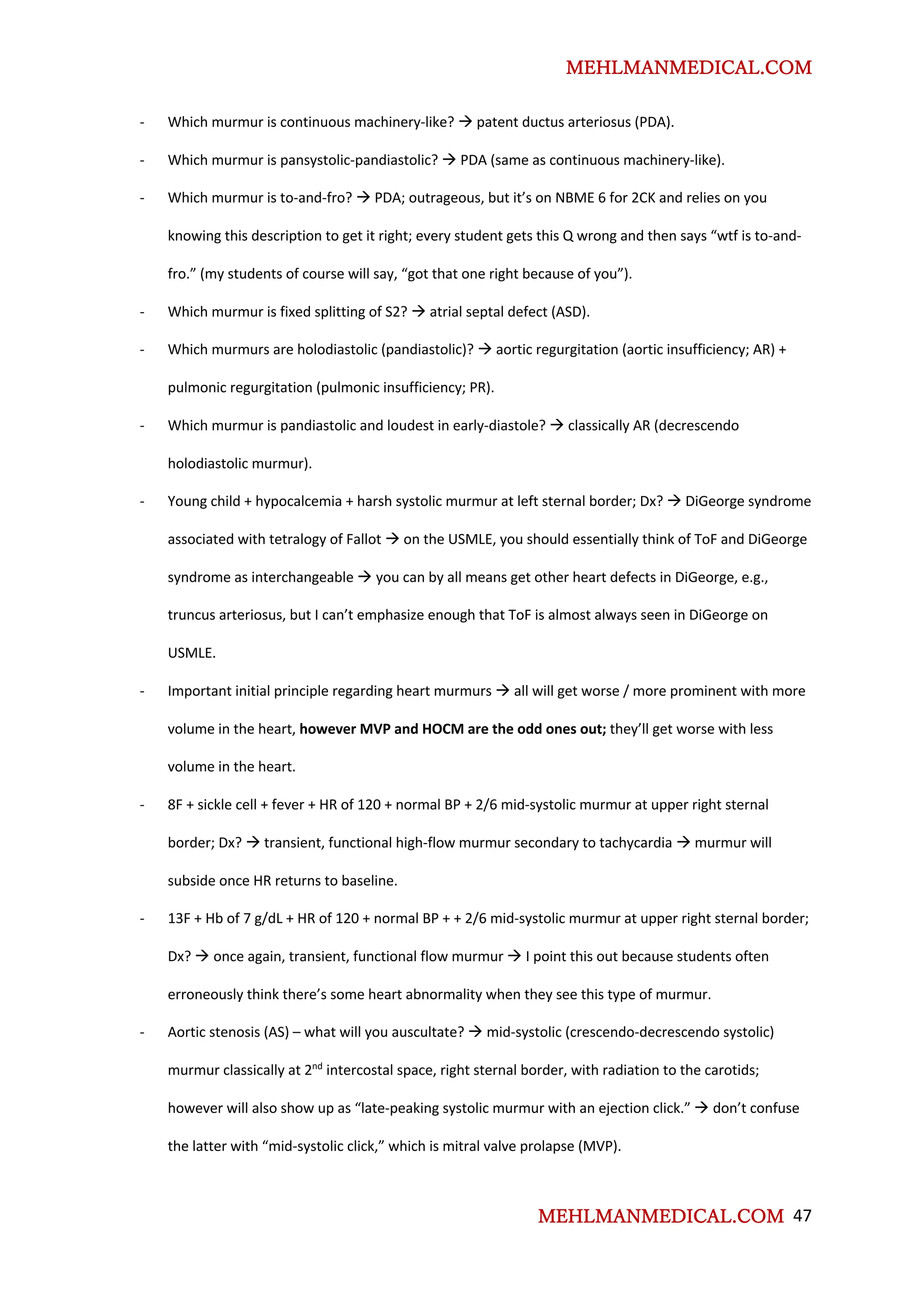 cardiac pathology usmle . High yield arrows by dr mike from Melman ...