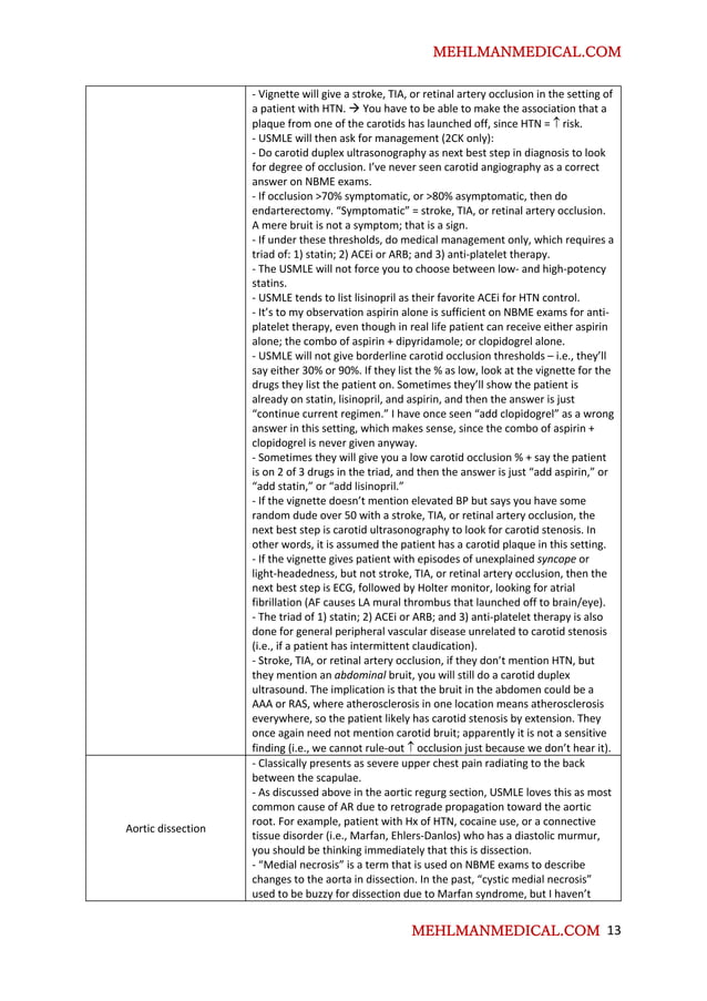 cardiac pathology usmle . High yield arrows by dr mike from Melman ...