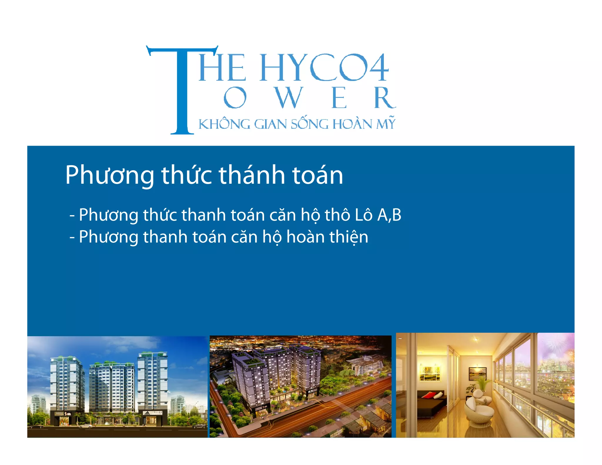 Căn hộ cao cấp quận Bình Thạnh | Dự án The Hyco4 Tower