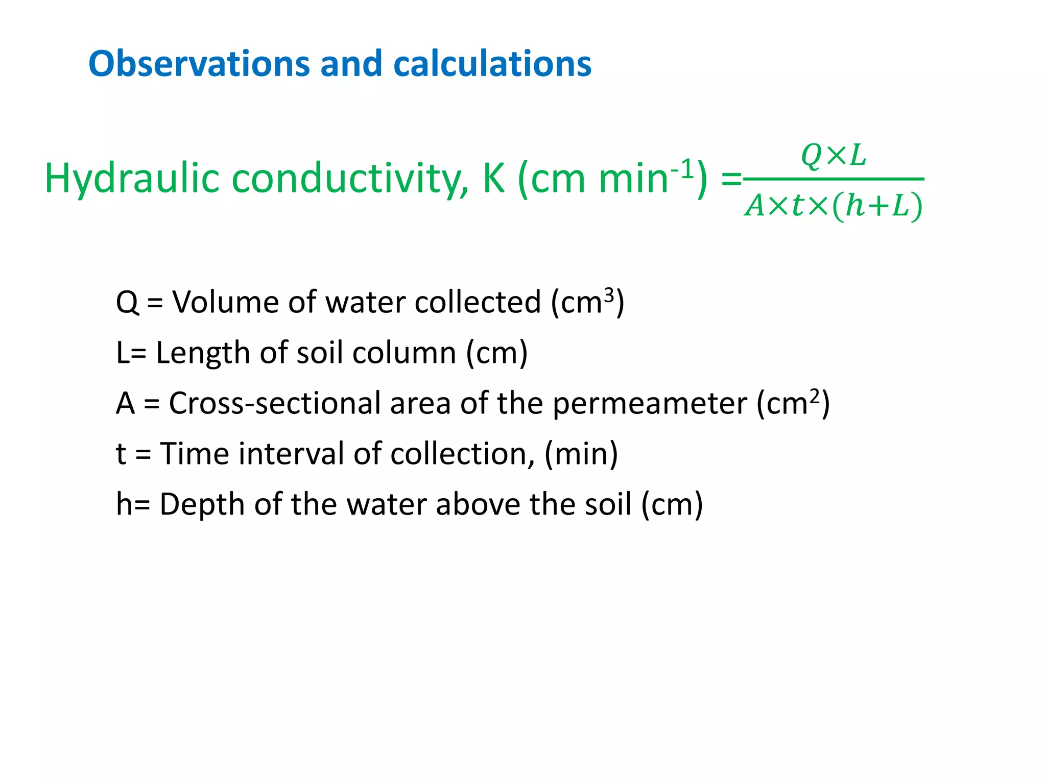Hyd. Conductivity measurement.pptx